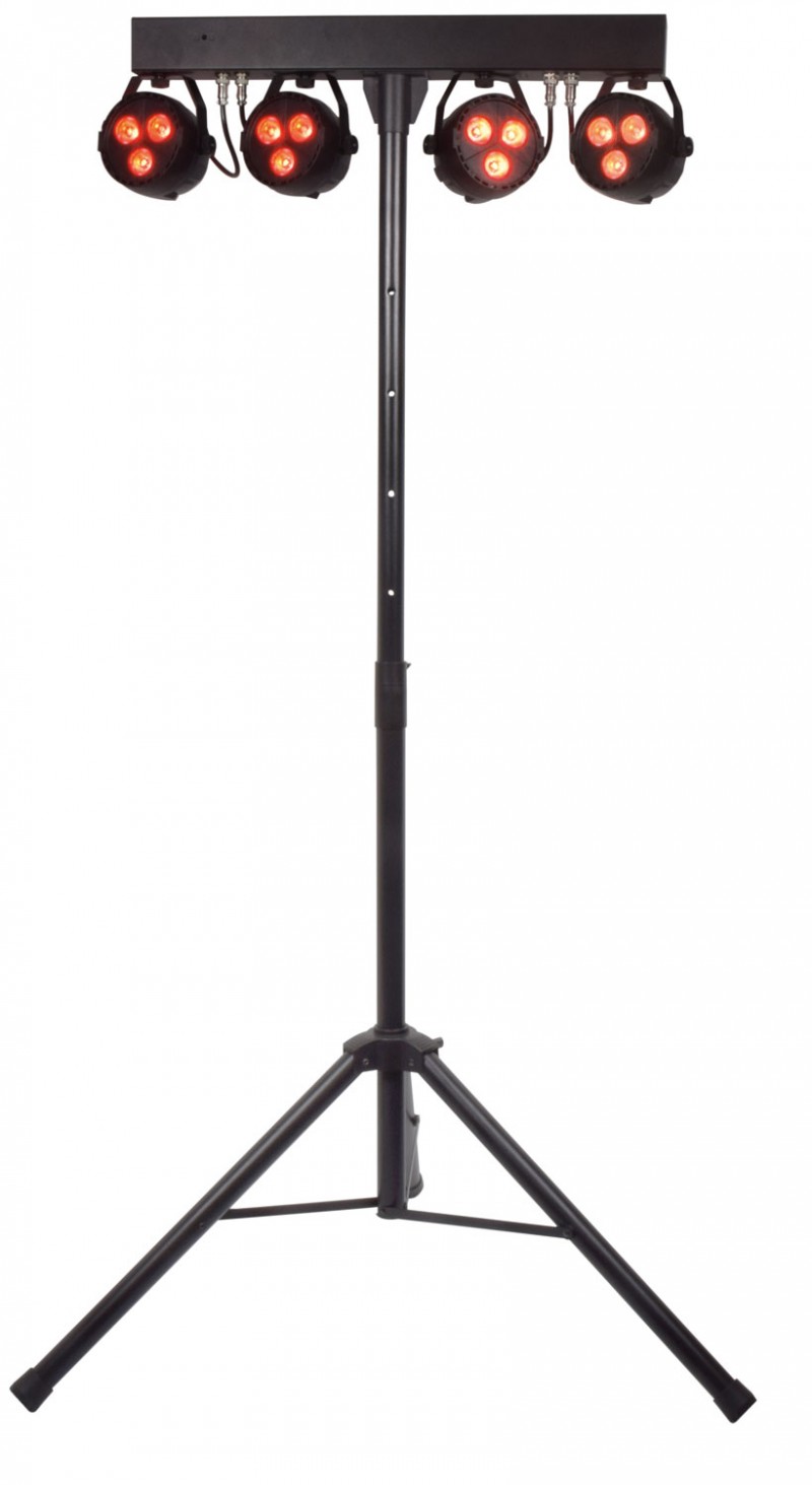 QTX Recharge Performer: LED PAR Bar with Tripod