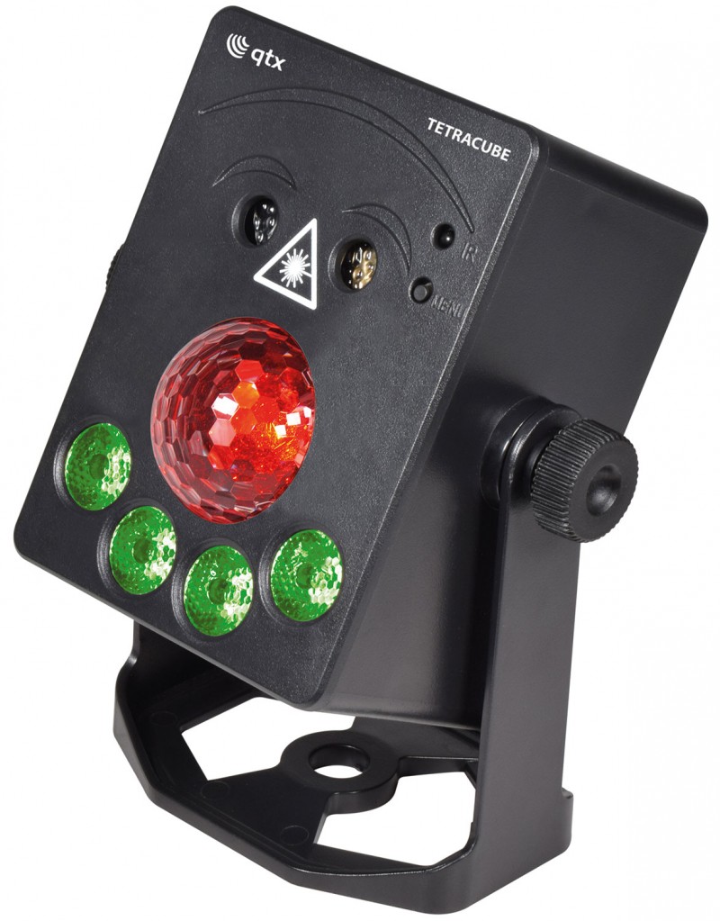 QTX Tetra Cube Rechargeable 4-in-1 Portable Effect Light